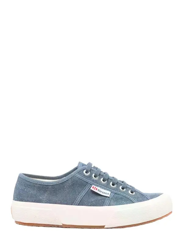 Superga Lace-up Cotton Sneakers - Blue