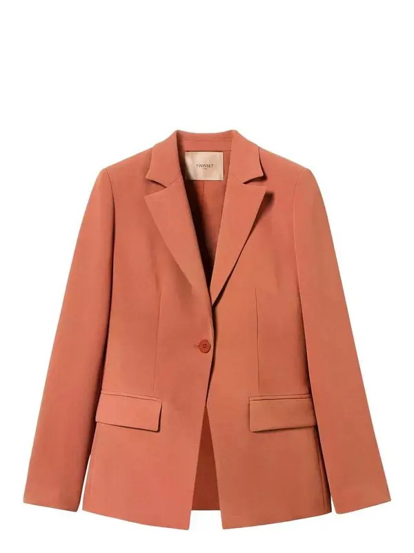 TWINSET Single-breasted Blazer - Orange