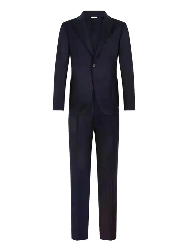 Boglioli Two-button Patch-pocket Suit - Blue