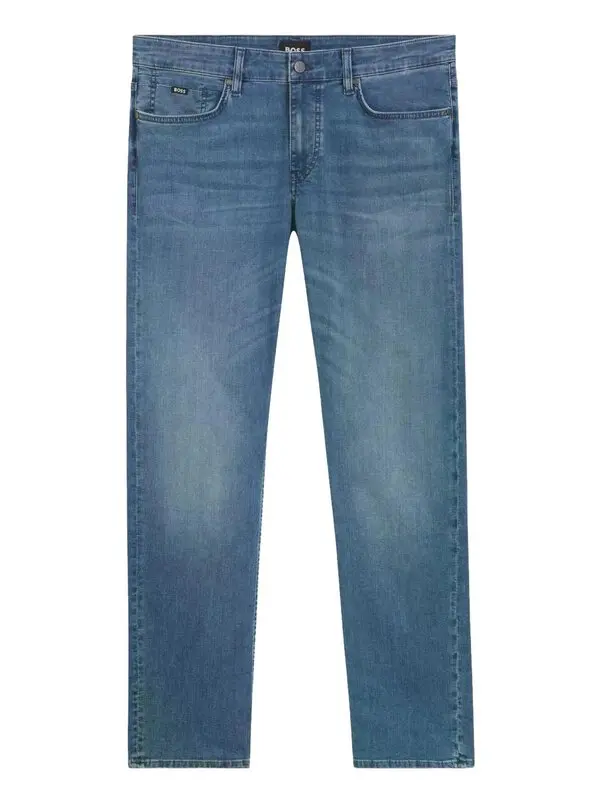 Hugo Boss Logo Appliqué Jeans - Blue
