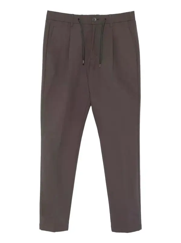Herno Pleated Drawstring Trousers - Grey