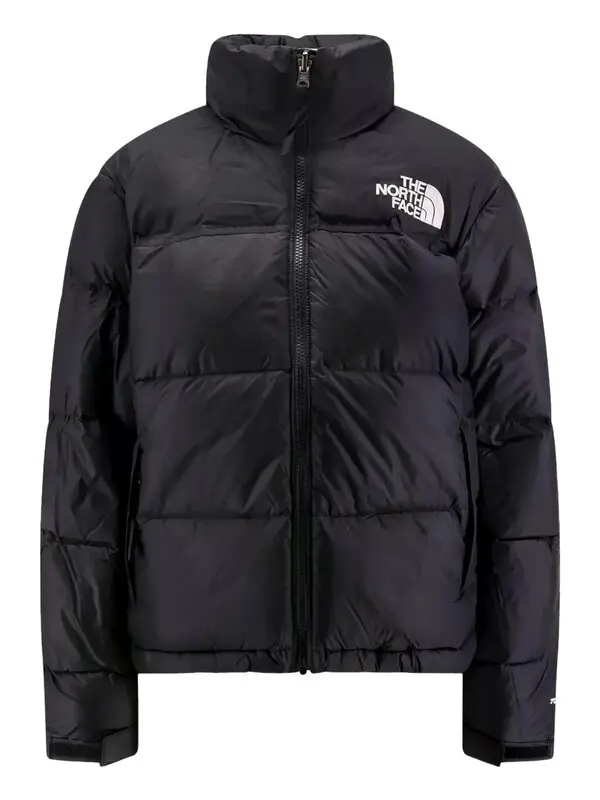 The North Face Logo-embroidered Puffer Jacket - Black