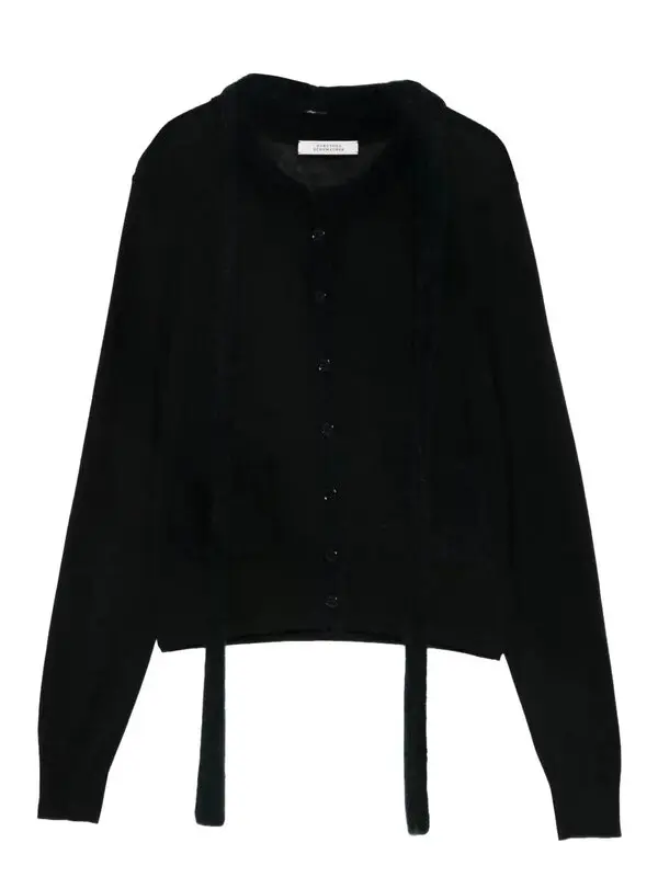 Dorothee Schumacher Round-neck Cashmere Cardigan - Black