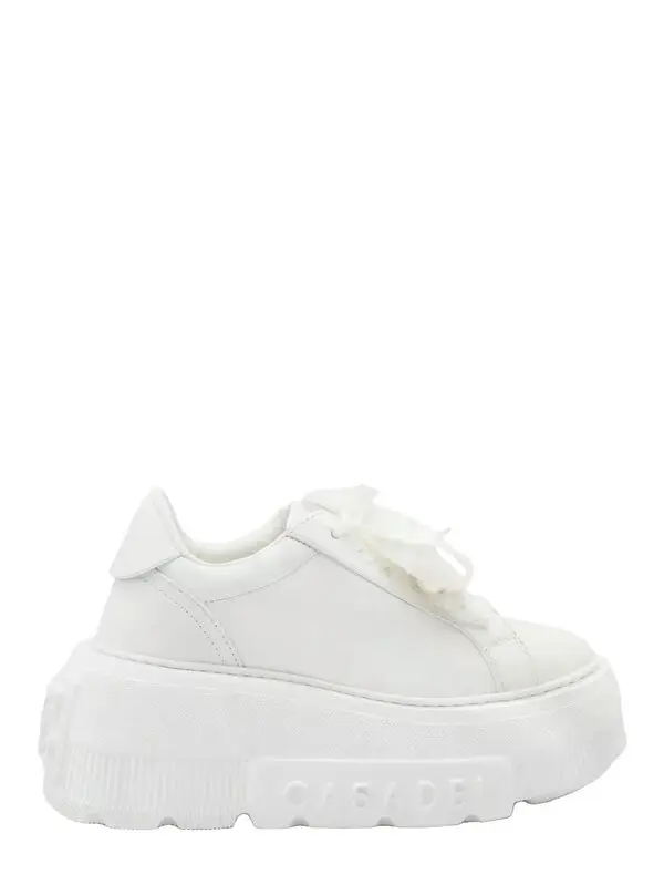 Casadei Pearl-embellishment Sneakers - White