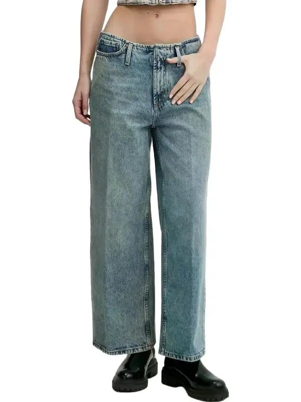 Hugo Five-pocket Wide-leg Jeans - Blue