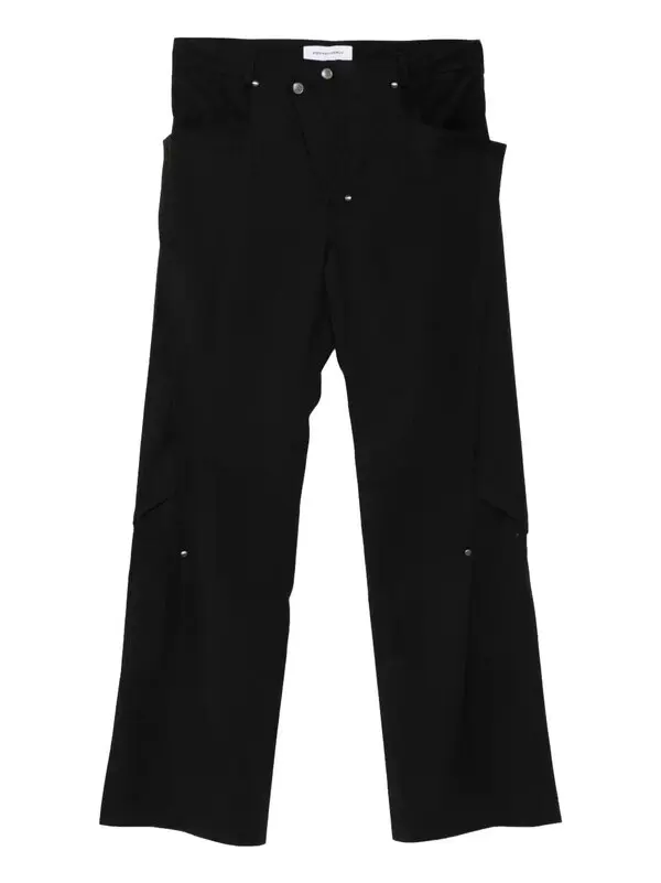 KIKO KOSTADINOV Studded-embellishment Trousers - Black