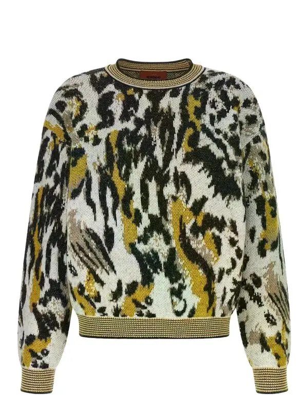 Missoni Animalier Patterned Sweater - Black
