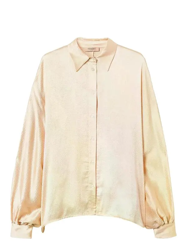 TWINSET Balloon-sleeve Shirt - Neutrals