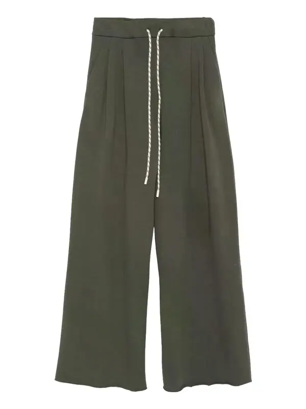 ALYSI Drawstring Trousers - Green