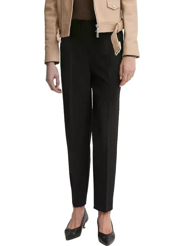 BOSS Pleated Front Trousers - Black
