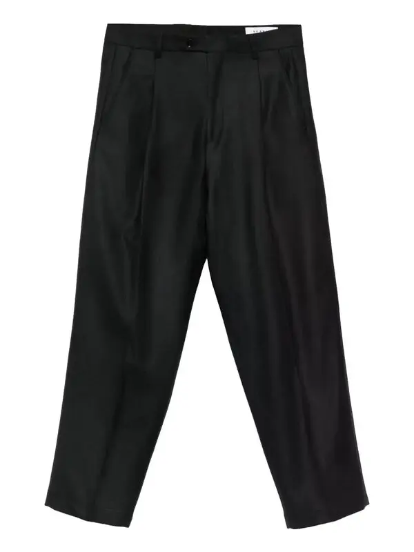 BE ABLE Pleated Trousers - Black