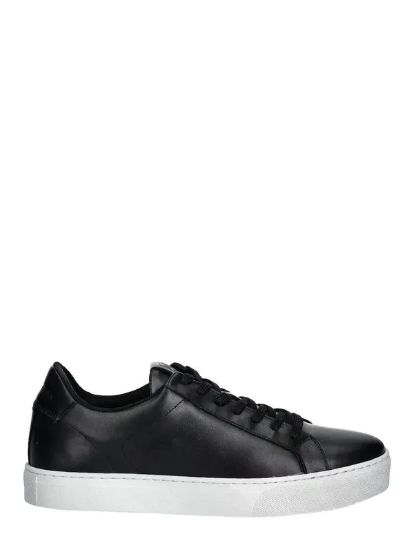 Marc O'polo Leather Lace-up Sneakers - Black