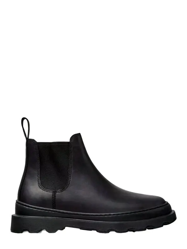 Camper Brutus Elastic-panelled Leather Chelsea Boots - Black