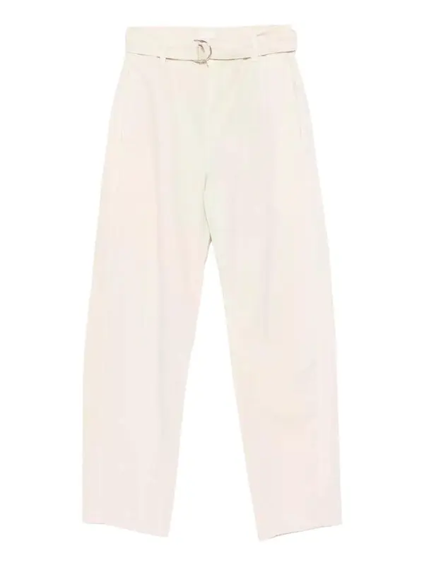 Liu Jo Belted Straight-leg Jeans - Neutrals