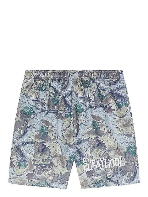 STAY COOL Tribal Camo Shorts - Brown