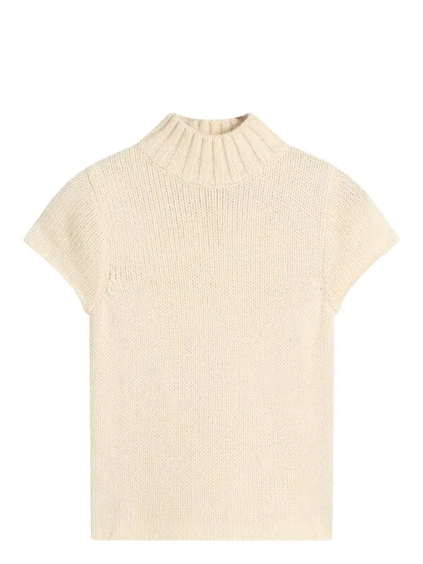 NOTHING WRITTEN Benico Half Neck Knit - Ivory