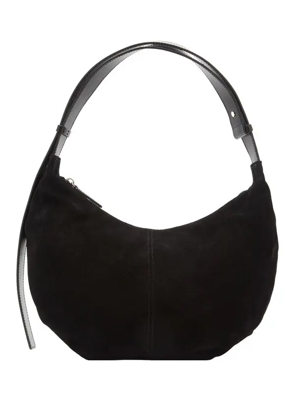 NOTHING WRITTEN Ht Suede Shoulder Bag - Black
