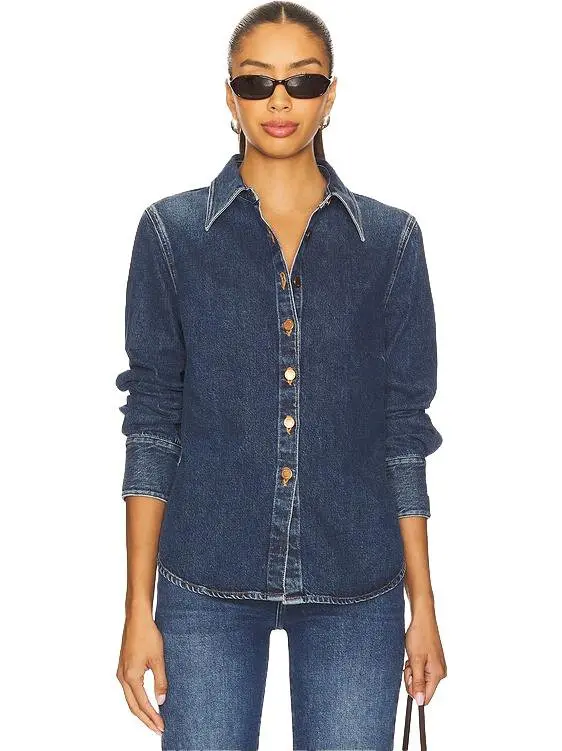AGOLDE Talia Shirt - Blue
