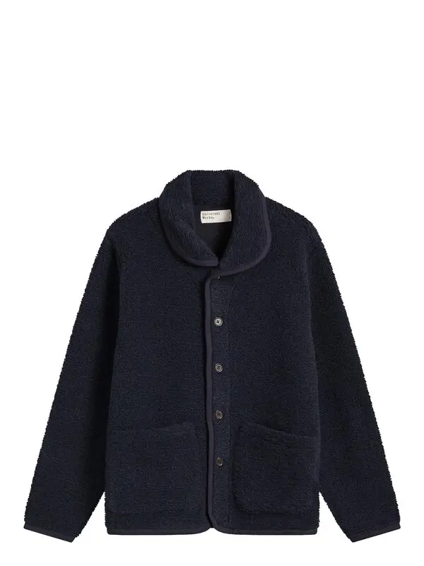 Universal Works Alvar Fleece Lancaster Jacket - Navy