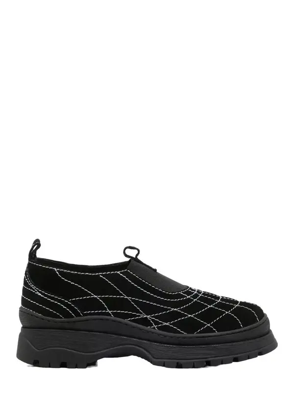 NICOLE SALDANA Sacha Leather Loafers - Black