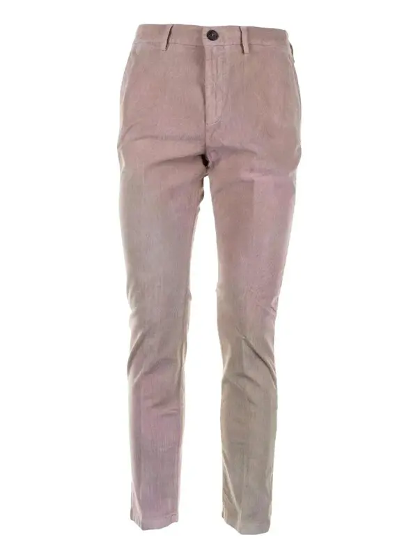 CRUNA Corduroy Straight Leg Trousers - Brown