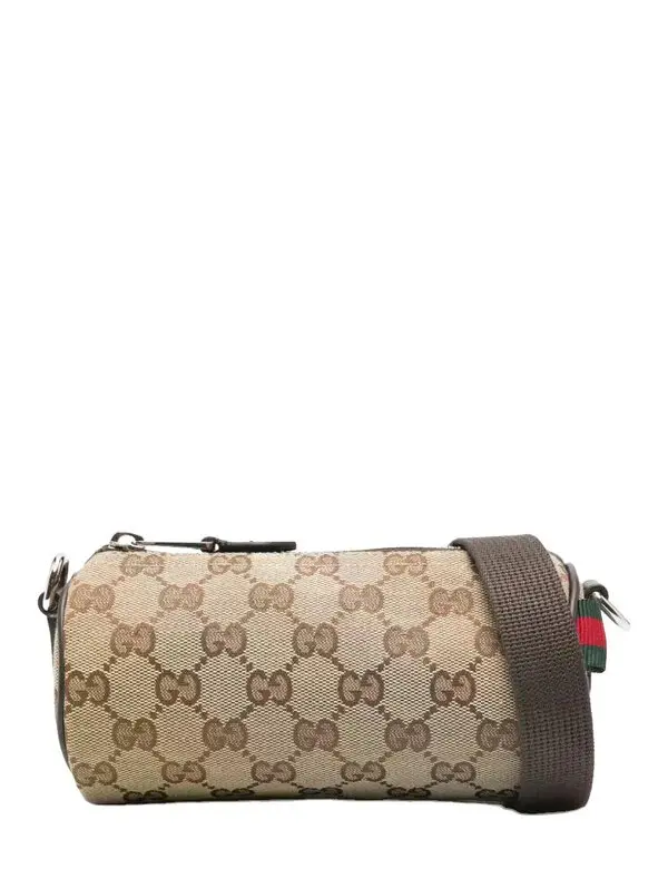 Gucci Gg Supreme Mini Bag - Brown