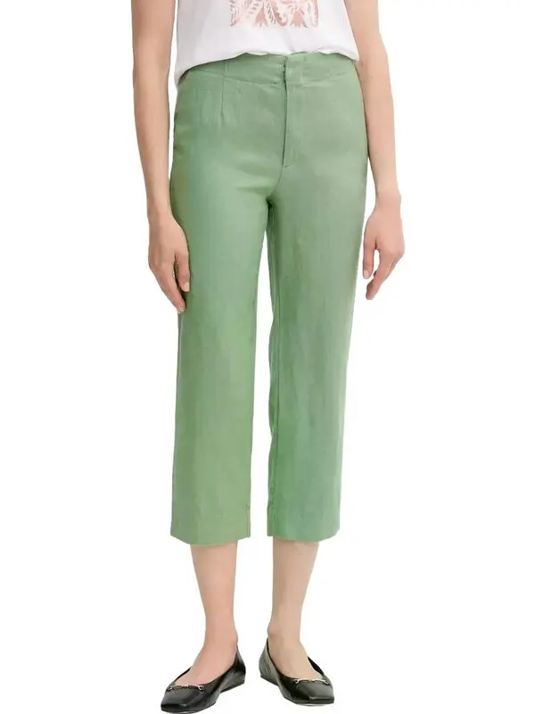 PEDRO DEL HIERRO Linen Trousers - Green