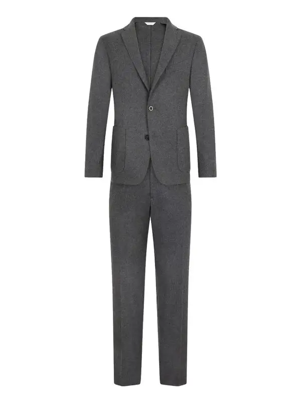 Boglioli Two-button Patch-pocket Suit - Grey