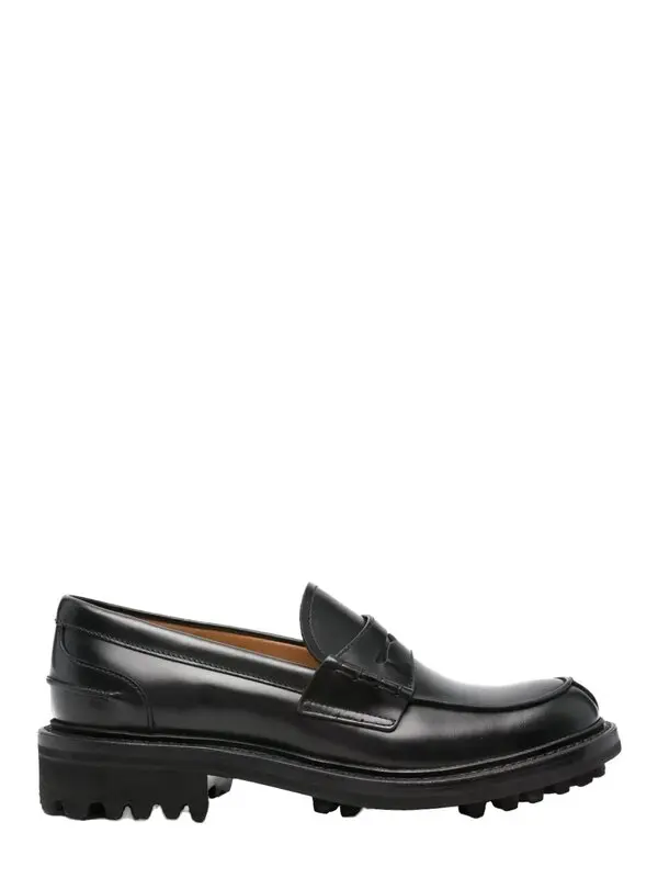 Church's Leather Penny Loafers - Black