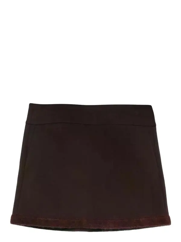 Dorothee Schumacher Milano-stitch Trim Mini Skirt - Brown