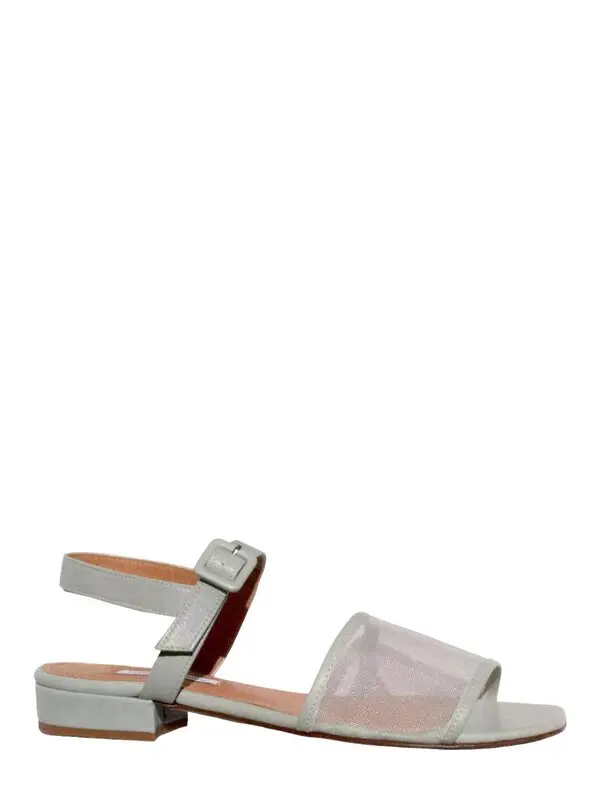 ABOUT ARIANNE Marini Panelled Leather Sandals - Grey