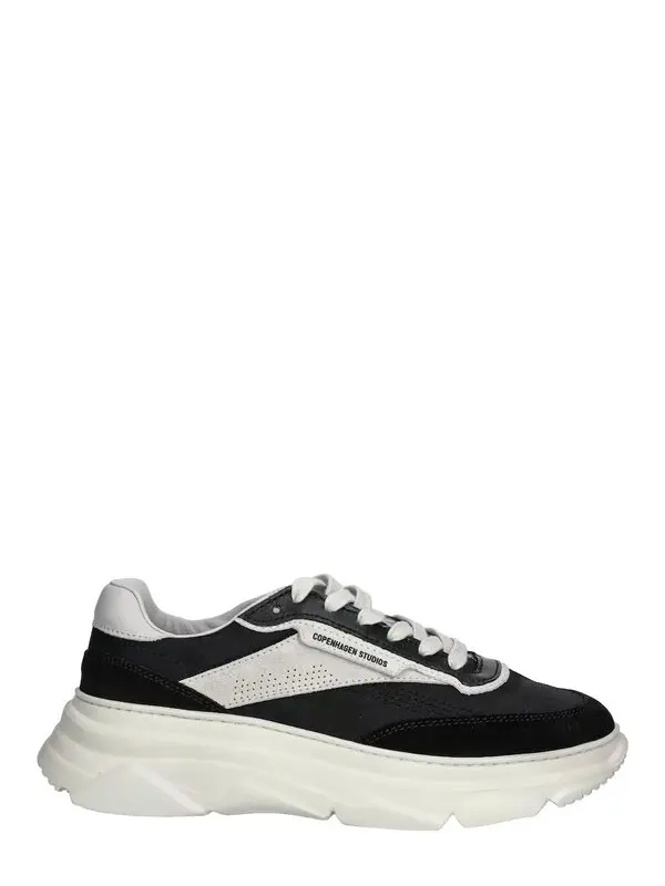 SUMMERY COPENHAGEN Cph56 Panelled Sneakers - Black
