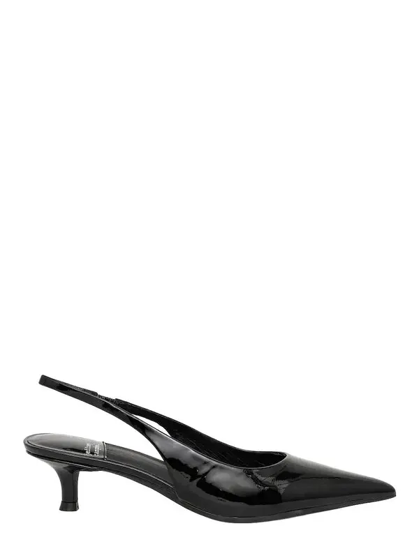 Jeffrey Campbell Slingback Pointed Pumps - Black