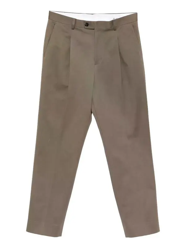 BE ABLE Pleated Trousers - Brown
