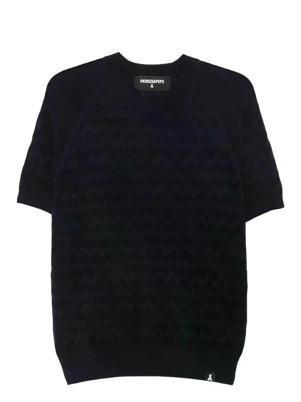 Patrizia Pepe Short Sleeve T-shirt - Blue