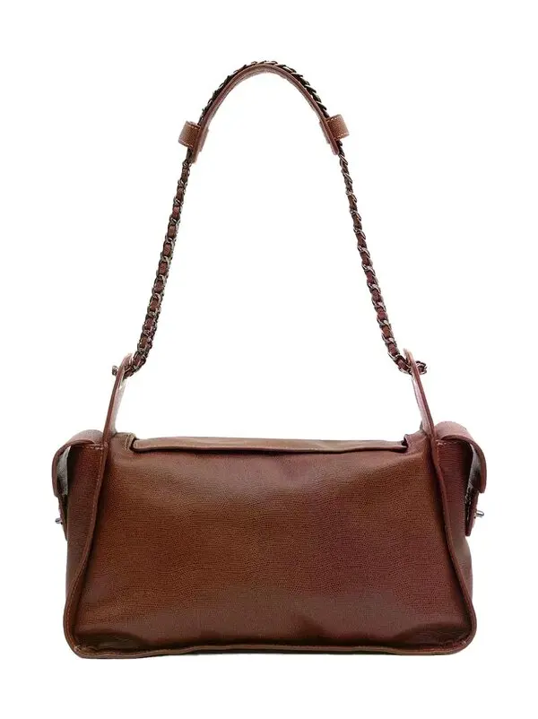 ISLA Anne Hobo Shoulder Bag - Brown