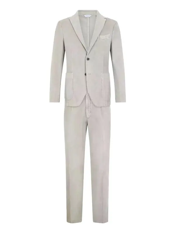 Boglioli Two-button Patch-pocket Suit - Grey