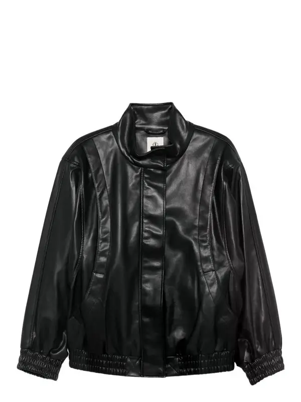 THE GARMENT Zip-fastening Jacket With Elastic Cuffs - Black