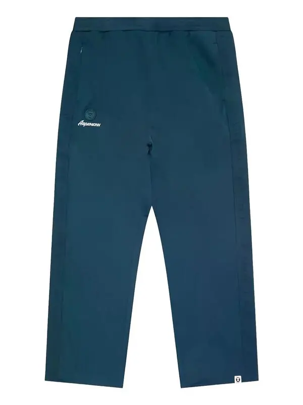 AAPE BY *A BATHING APE® Tape-seam Track Pants - Blue