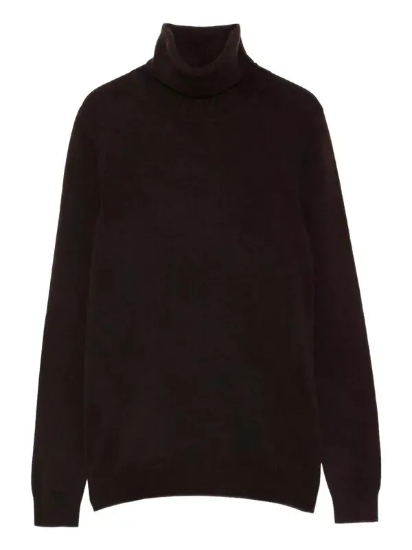 Eric Bompard Roll-neck Cashmere Sweater - Brown