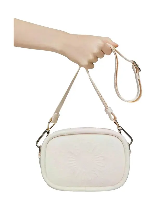 TOUS Embossed Floral Crossbody Bag - Neutrals