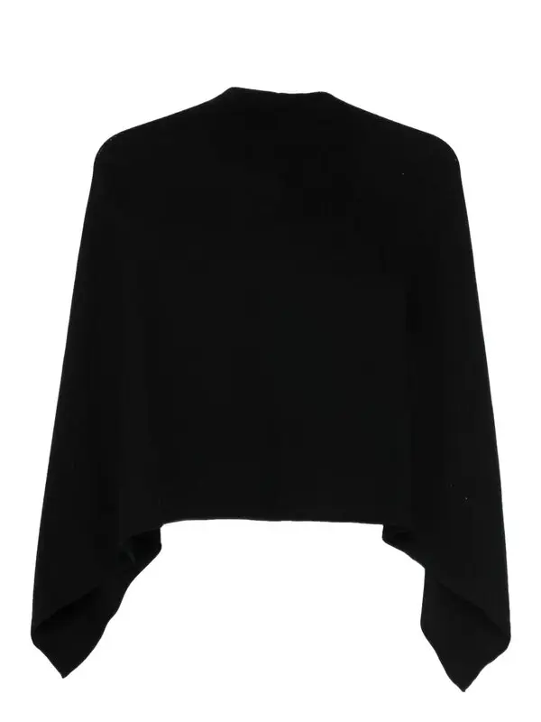 Eric Bompard Cashmere Poncho - Black