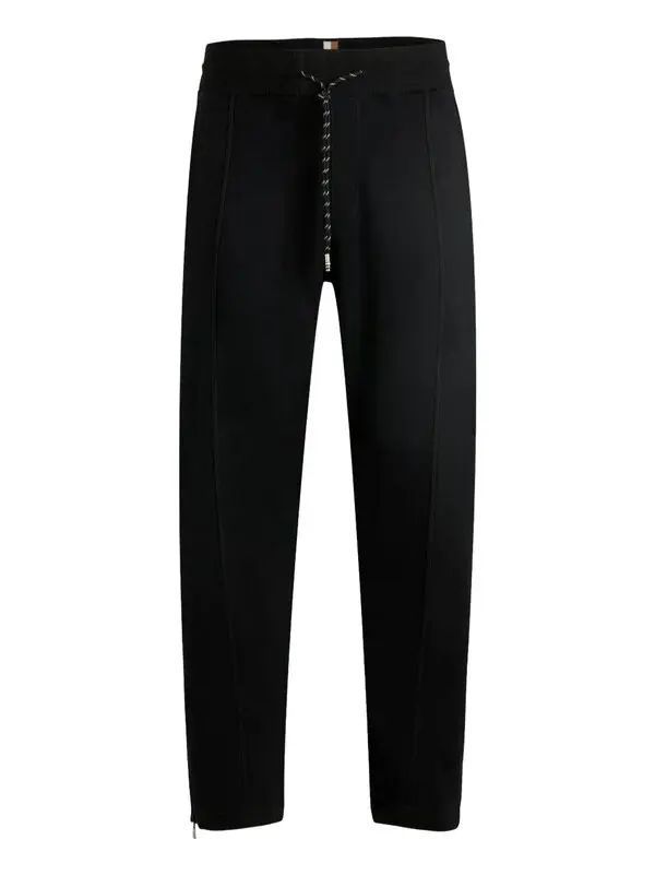 BOSS Seam-detail Trousers - Black