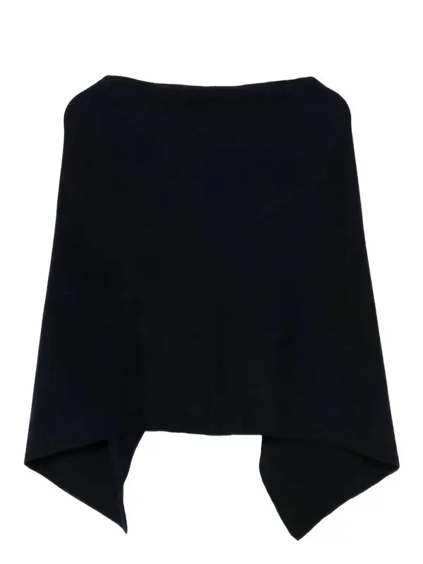 Eric Bompard Cashmere Poncho - Blue