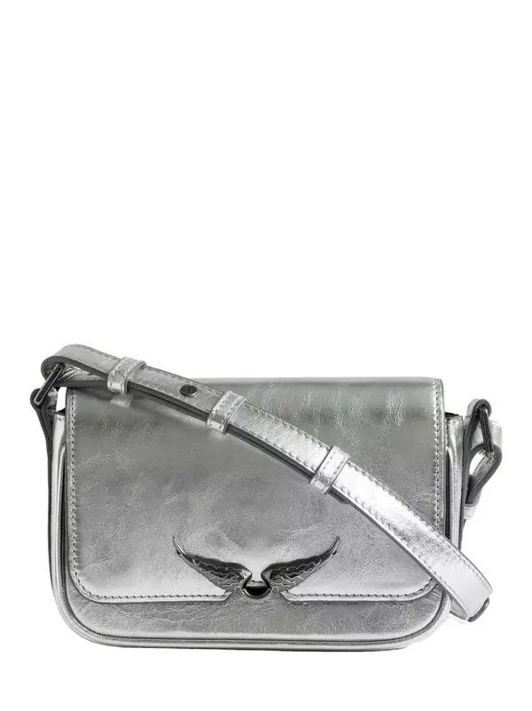 Zadig&Voltaire Le Zazi Winged Cross Body Bag - Silver