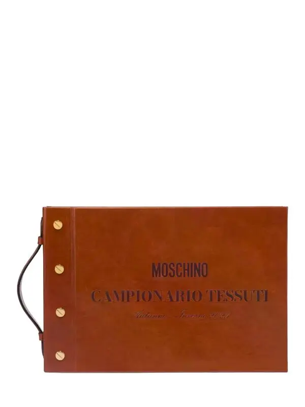 Moschino Book-motif Tote Bag - Brown