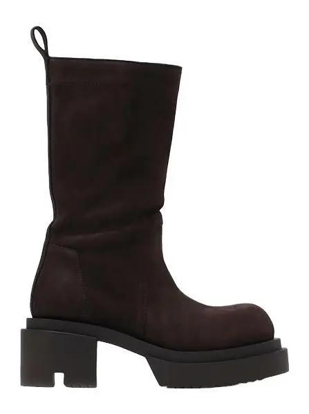 Rick Owens Concordians Calf Pull On Bogun Boot - Brown