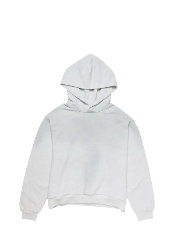 Acne Studios Cotton Hooded Sweatshirt - Gray