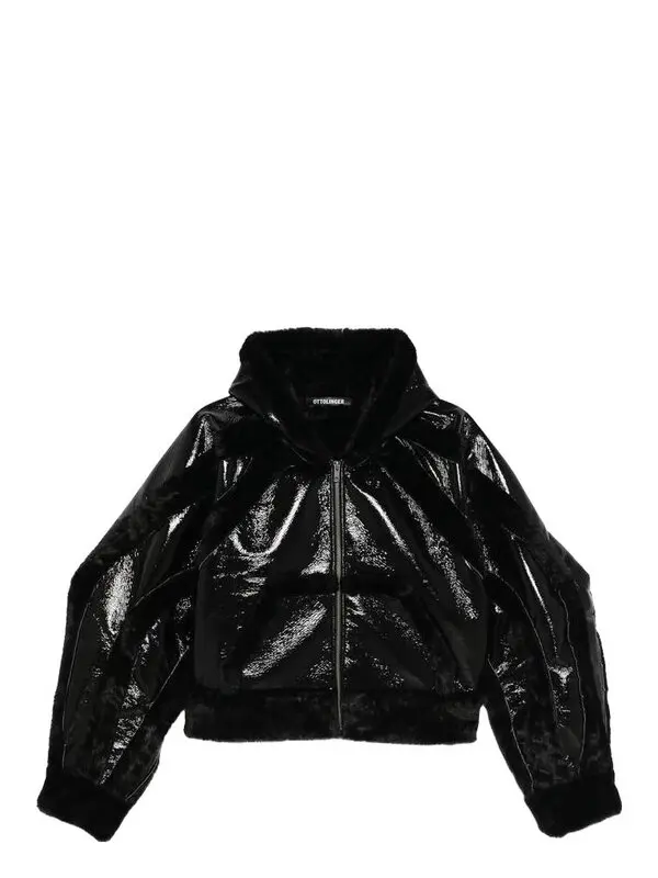 Ottolinger Jacket With Faux Fur Trim - Black