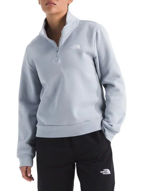 The North Face Evolution Quarter Zip Pullover - Blue Flax